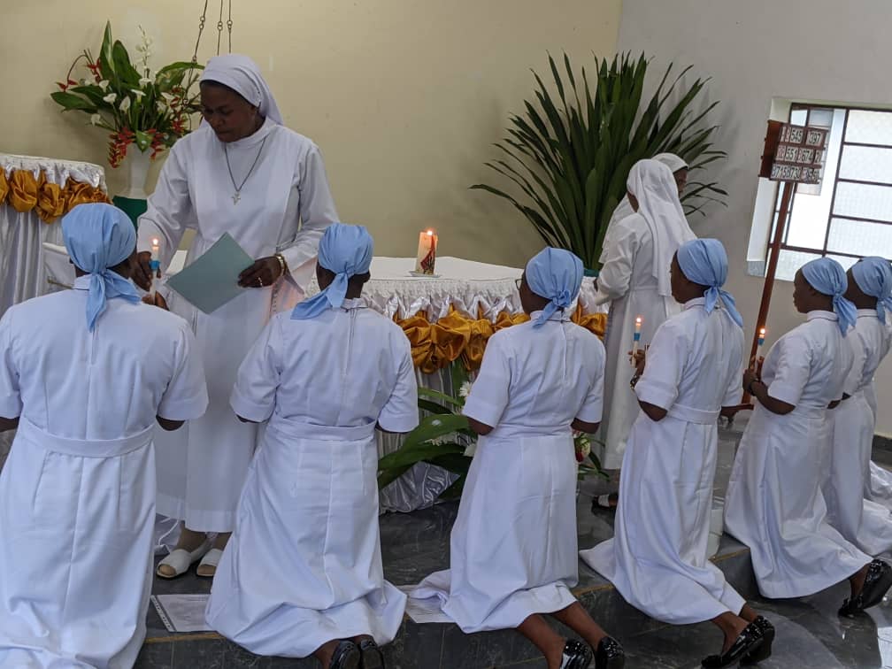 Seven Postulants Received Into Novitiate; Three Novices Make First ...